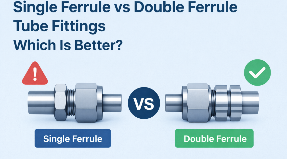 Single Ferrule vs Double Ferrule Tube Fittings – Detailed Comparison ...